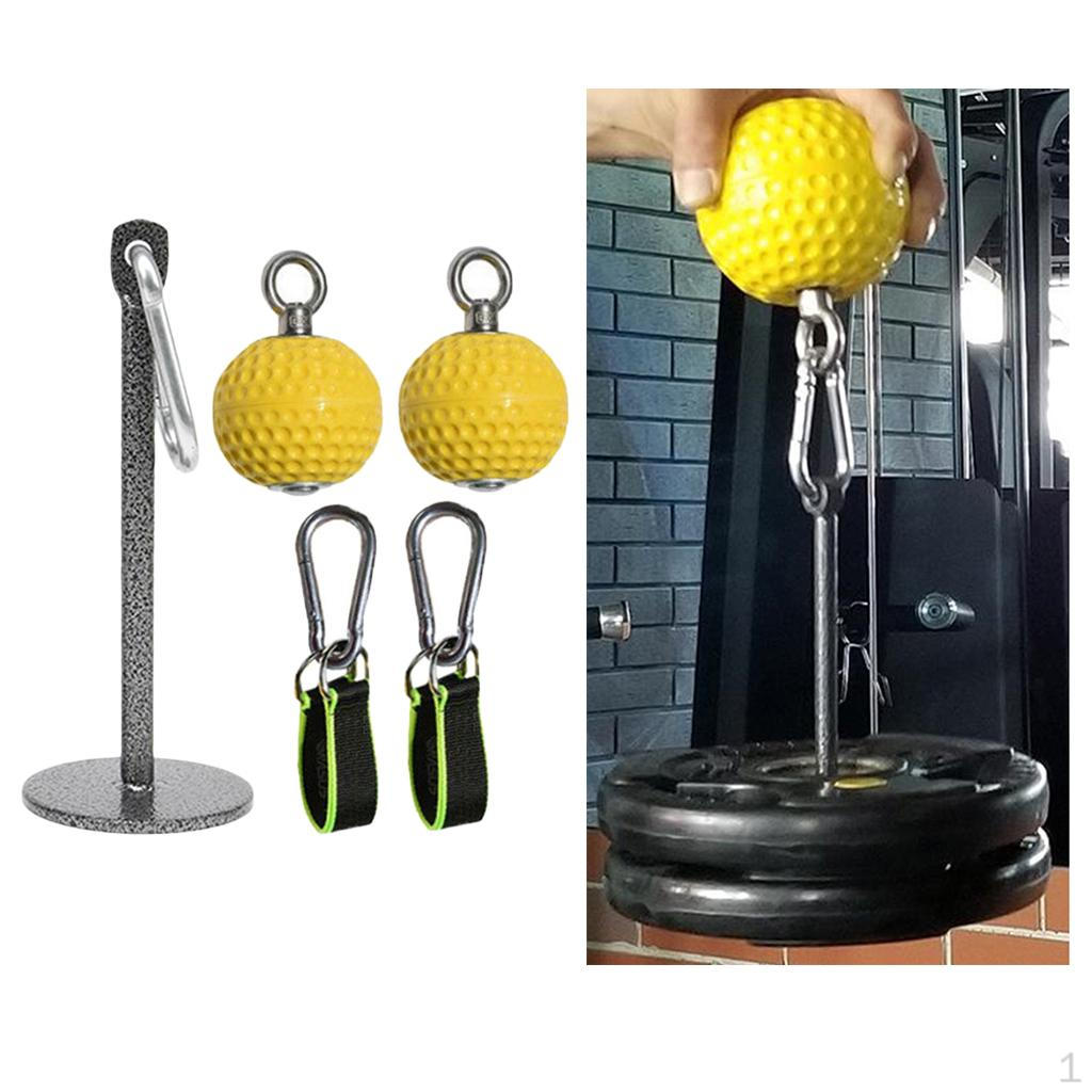 Pullup Grip Ball Arm Back Trainer Pinch Training Strap & Weight Loading ...