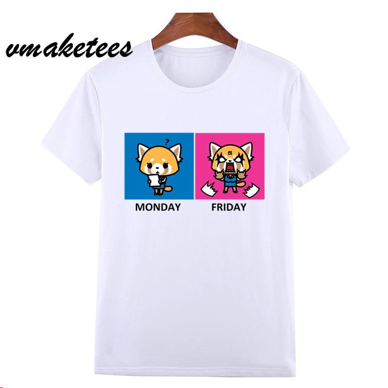 Buy Arrive Aggretsuko Aggressive Retsuko T-shirt Men Women Print ...