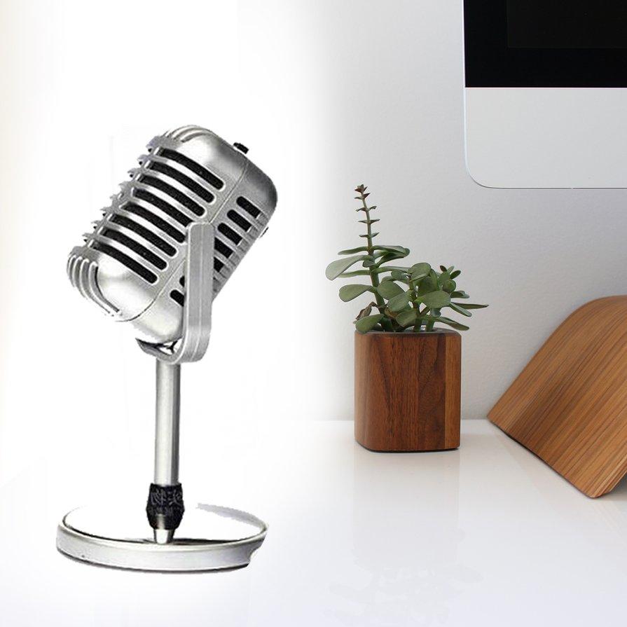 SX Vintage Style Microphone Studio Wired Classic Retro Condenser ...