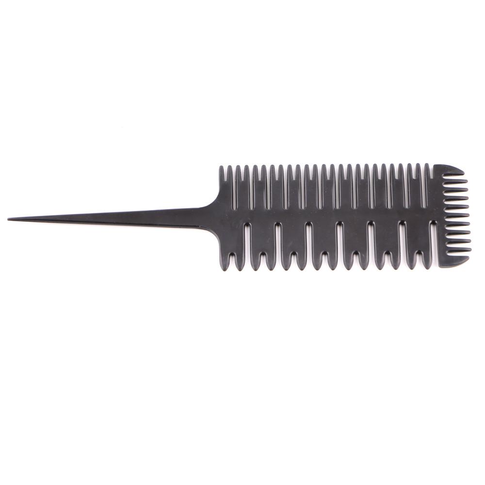 Buy Black Pointed-tailed Fish Bone Comb Three-sided Multifunctional ...
