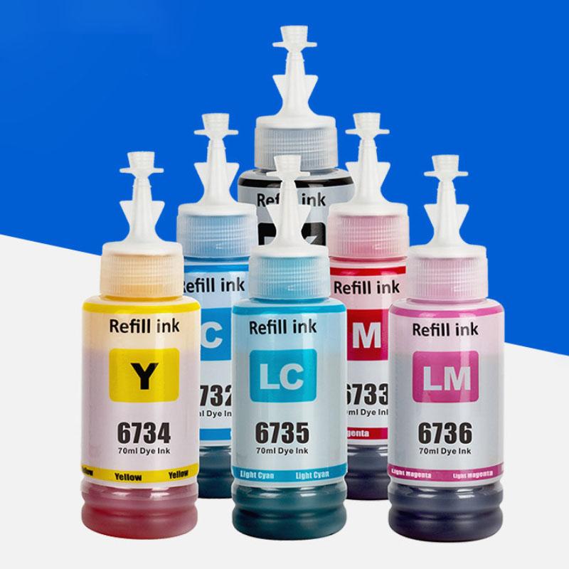 Lvye 673 Water Based Refill Dye Ink for Epson L805 L850 L810 L800 L1800 ...