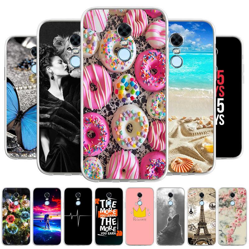 Buy For Xiaomi Redmi5 Plus Soft Silicon TPU Back Cover Phone Case For ...