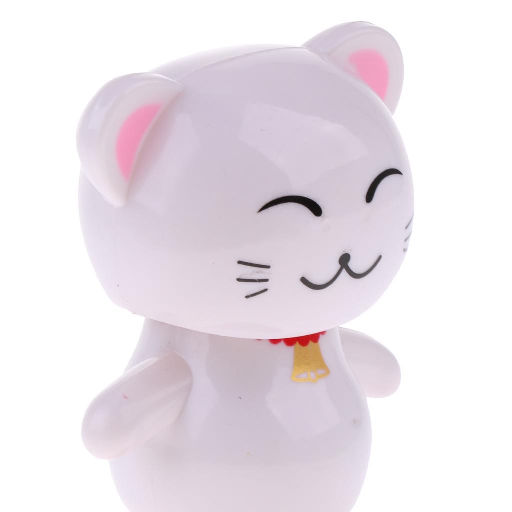 Buy Solar Powered Toy Dancing Animal Cat Model Car Ornament Decoration ...