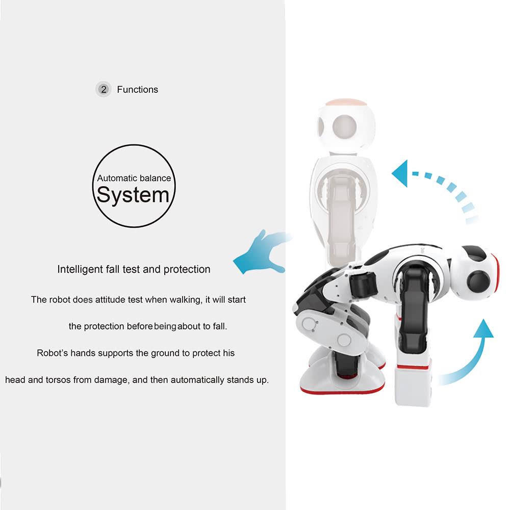 Buy Sha Wltoys F8 Dobi Intelligent Humanoid Robot Voice/APP Control Toy ...