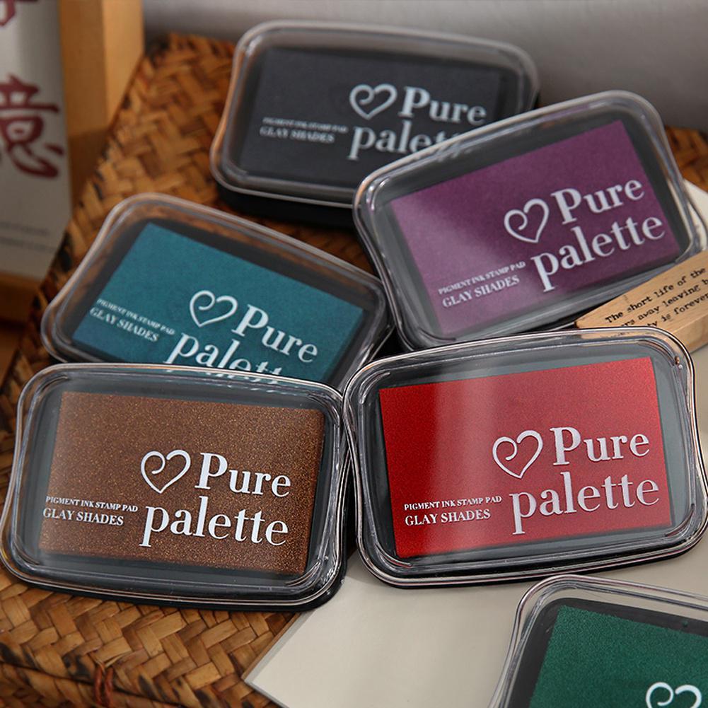 Buy 12 Colors Vintage Inking Pads For Stamp DIY Crafts Scrapbooking ...