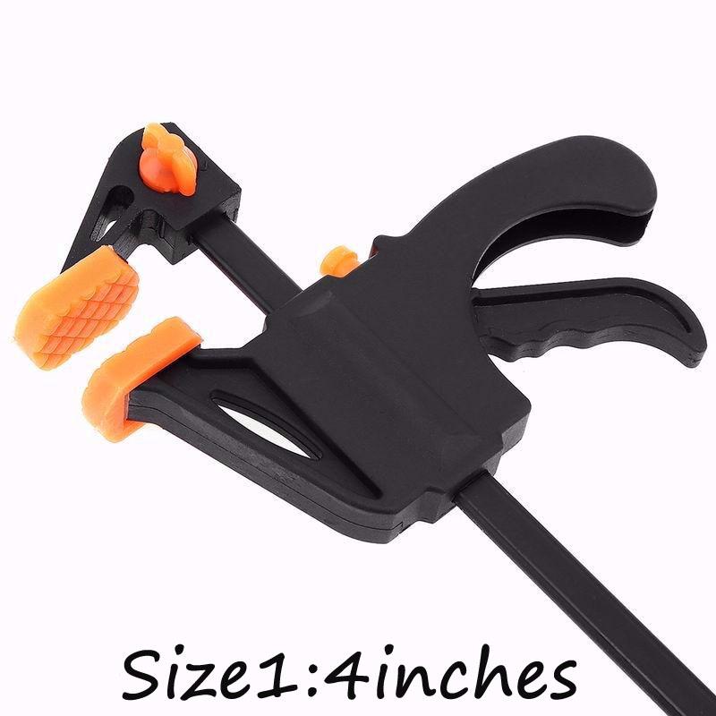 Buy 4/6/8/10 inch F Type Woodworking Clip Quick Grip Clamp Duty ...