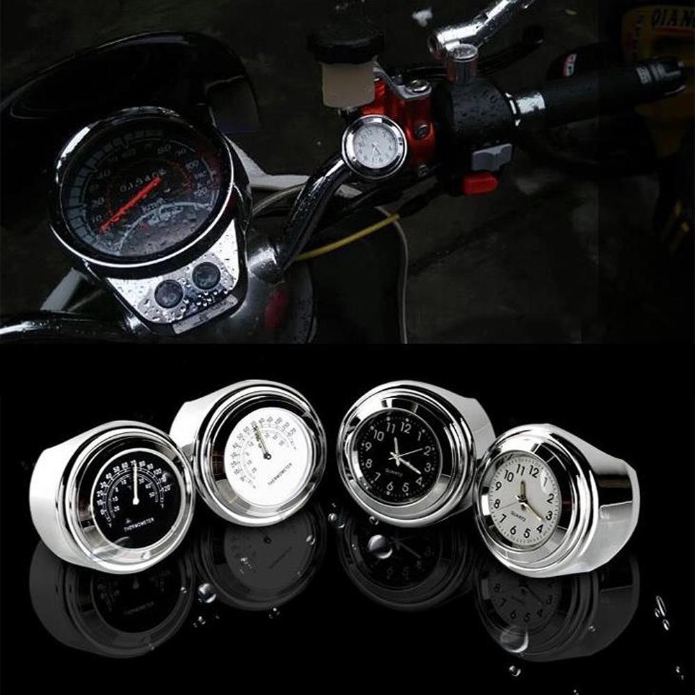 Buy Motorcycle Waterproof Handlebar Mount Dial Thermometer Motor ...