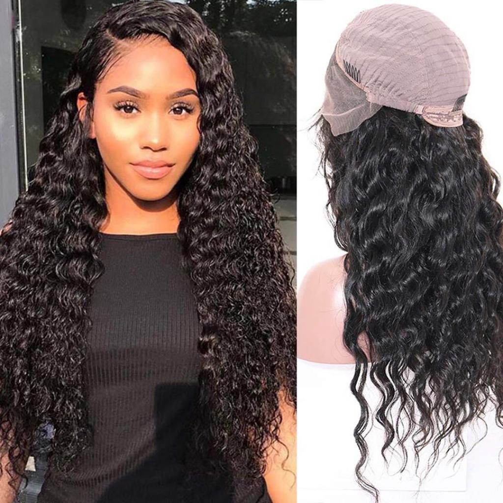 Buy Long Curly High Temperature Fiber Women Wig Artificial Hair Party ...
