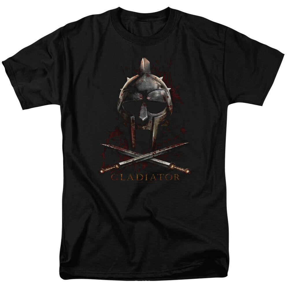 Buy Gladiator Helmet T Shirt Through 7x Men 'S T Shirt Men Cotton Short ...