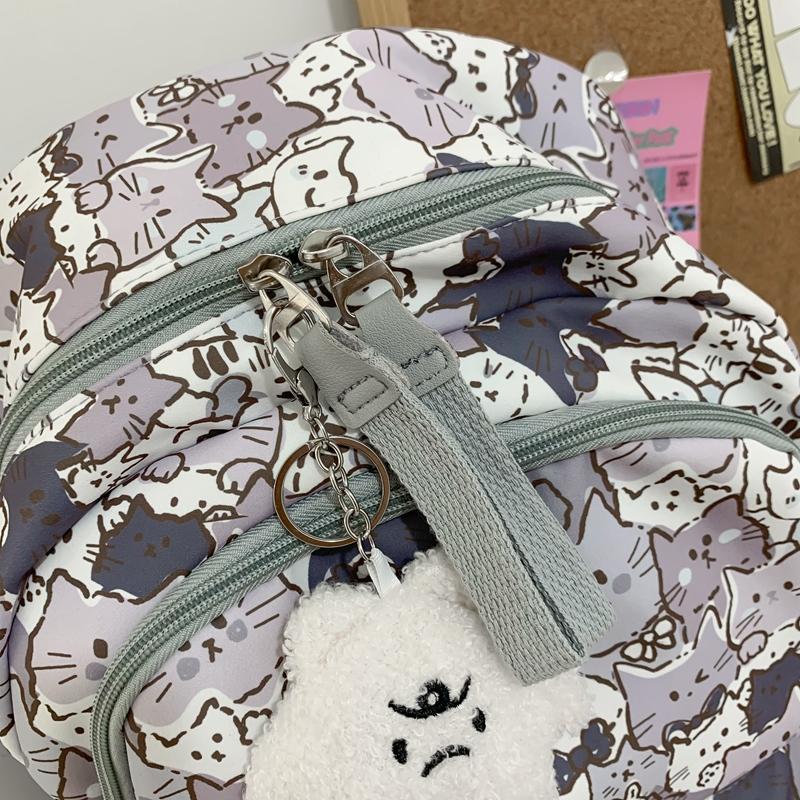 Buy New Female Cartoon Print Book Bag Fashion Women Cute Leisure School ...