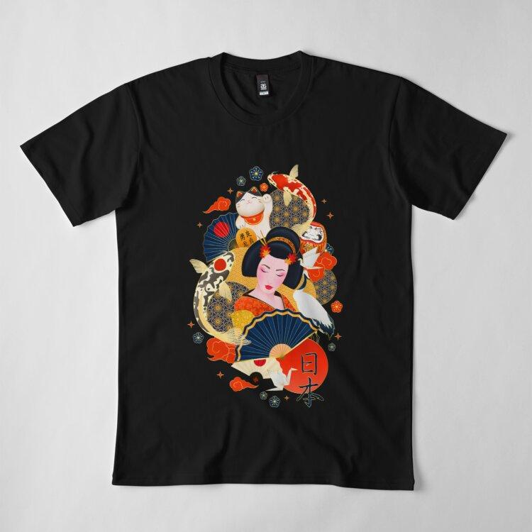 Buy Men Premium Cotton Harajuku T-Shirt Welcome To Japan Print Tees ...