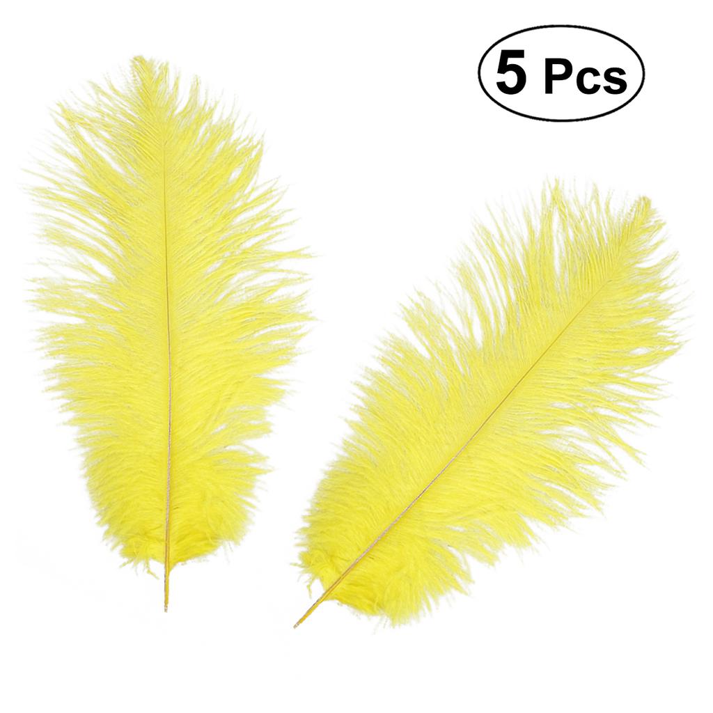 Buy 5pcs 30-35cm Artificial Ostrich Feathers Decoration Feathers for ...