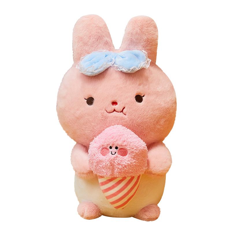 Cheap New Cute and Cute Pink Rabbit Doll Creative Rabbit Plush Doll Toy ...
