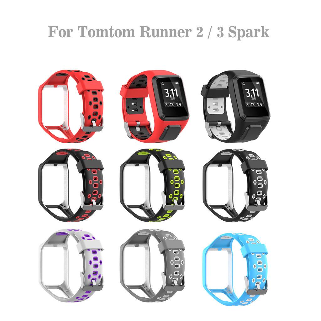 Buy For Tomtom Runner 2 / 3 Spark/3 Sport Replacement Silicone Watch ...