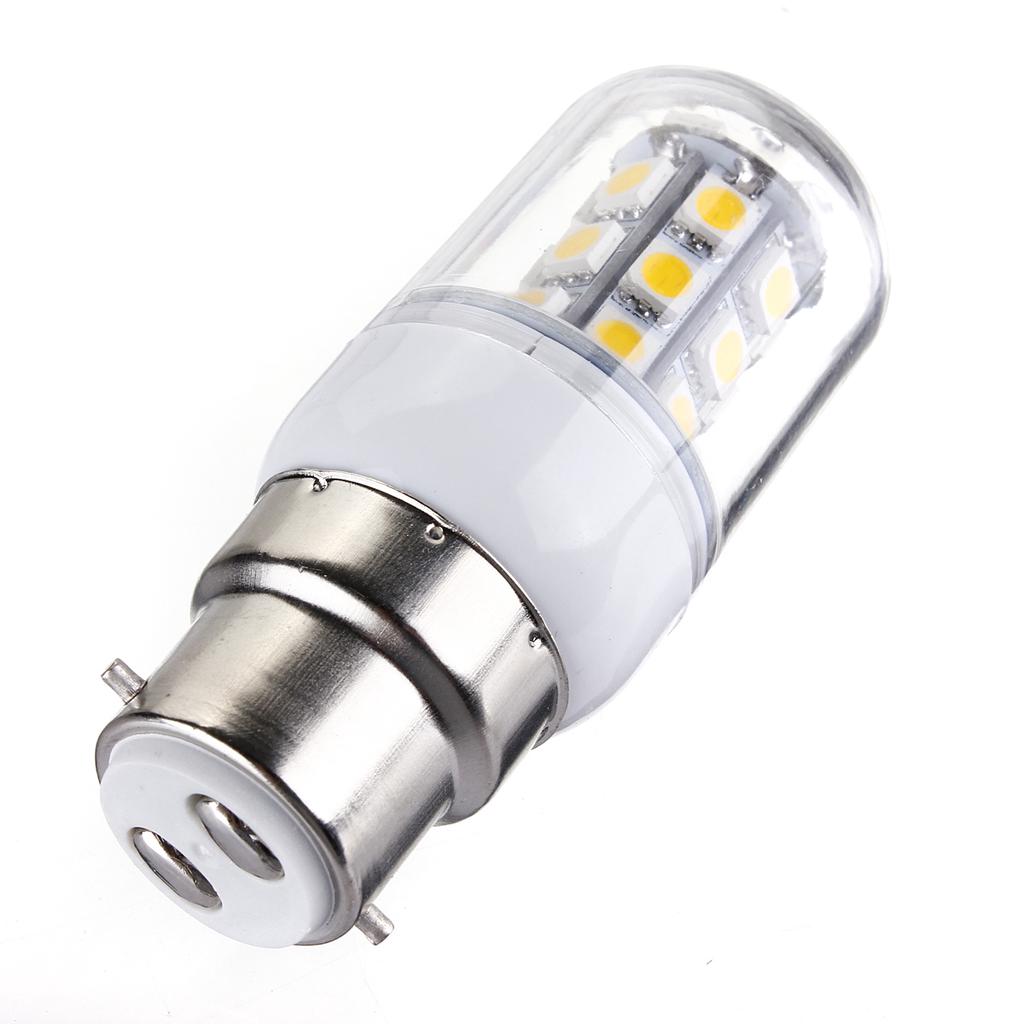 B22 LED Bulbs 12V 3W 27 SMD 5050 White/Warm White Corn Light uygun ...