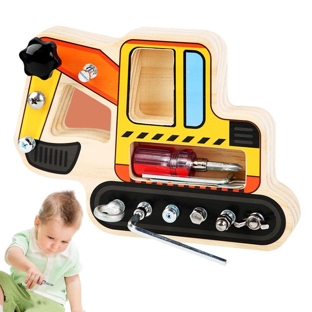 Wood Screw Toys | Screw and Nut Combination Disassembly Toy with Water ...