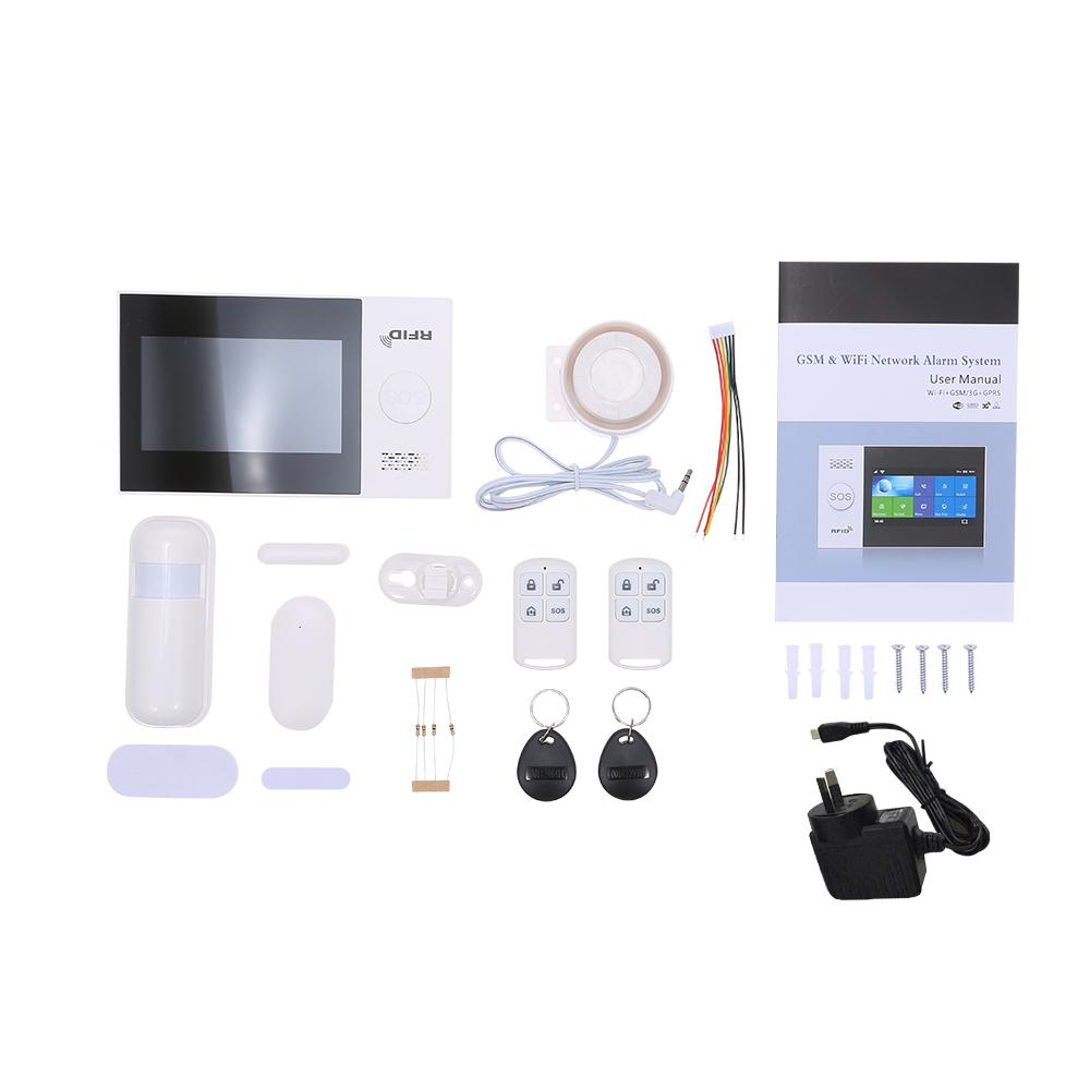 Buy Tuya 433MHz Wireless WIFI + GSM + GPRS 2G SMS Auto-dial Alarm ...