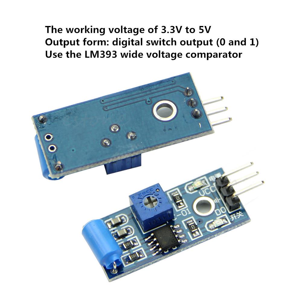 SW 420 Motion Sensor Vibration Switch Alarm Module for Arduino 3.3-5V ...