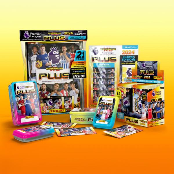 Cheap Panini 2024 EPL PLUS soccer card multi-set / 10 card packs + 1 ...