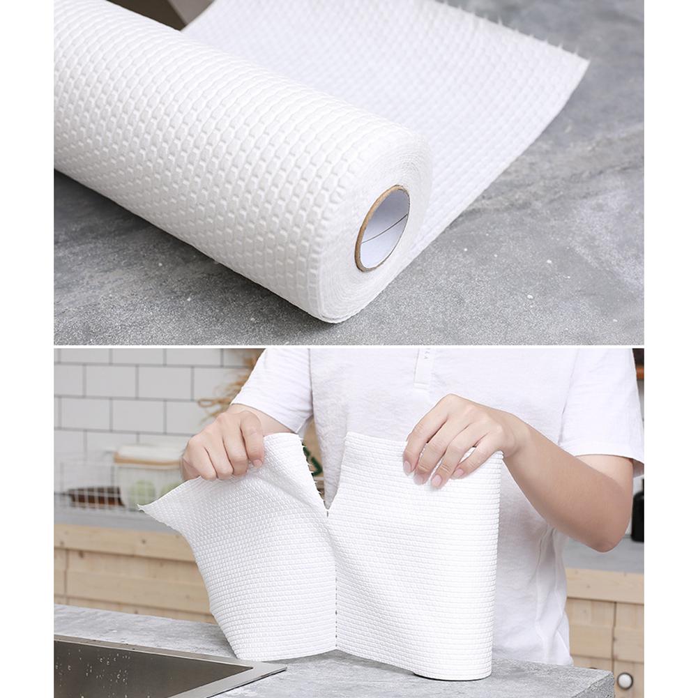 Buy Kitchen Disposable Rag Dish Towel Scouring Pad Wet And Dry Dual Use ...