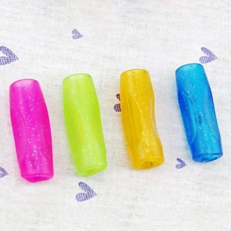 Buy 4/8Pcs Pencil Grip Child Kid Handwriting Aid Tool Soft Rubber Pen ...