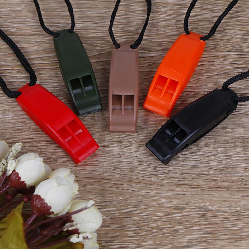 Buy 5Pcs/Set Dual Band Survival Whistle Lifesaving Emergency Whistle ...