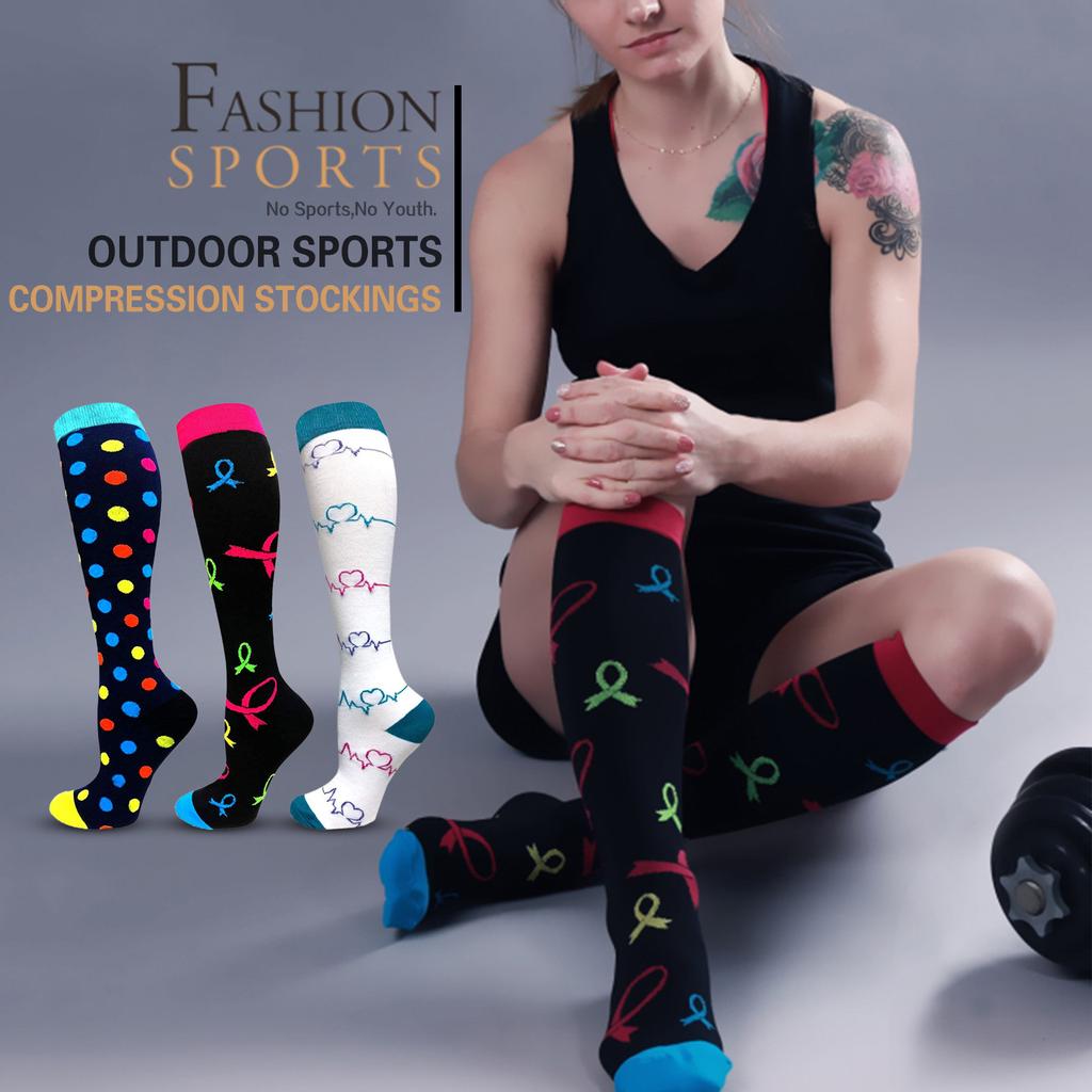 [ZH] Outdoor Sports Socks Elastic Calf Running Protection Socks ...