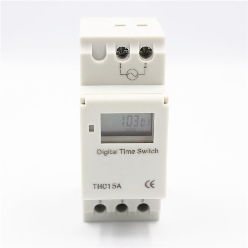Kaufe AHC15A small microcomputer time control switch box rail type THC15A electronic time ...