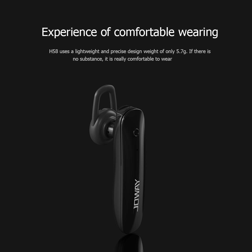Buy JOWAY H58 Wireless Bluetooth 4.2 Earphone Business Headset with ...