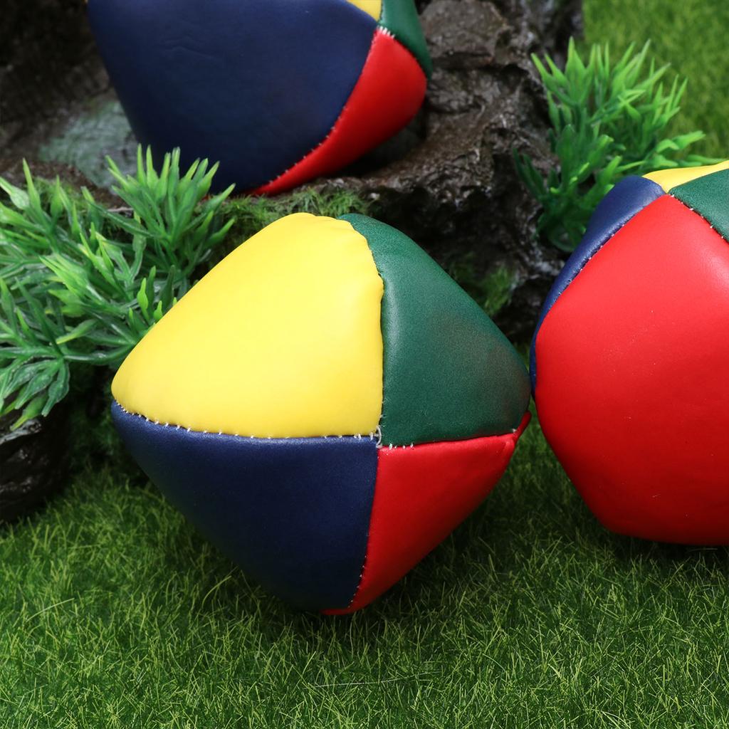 Buy 3pcs Soft Classic Juggle Beanbags PU Leather Juggling Balls Game ...