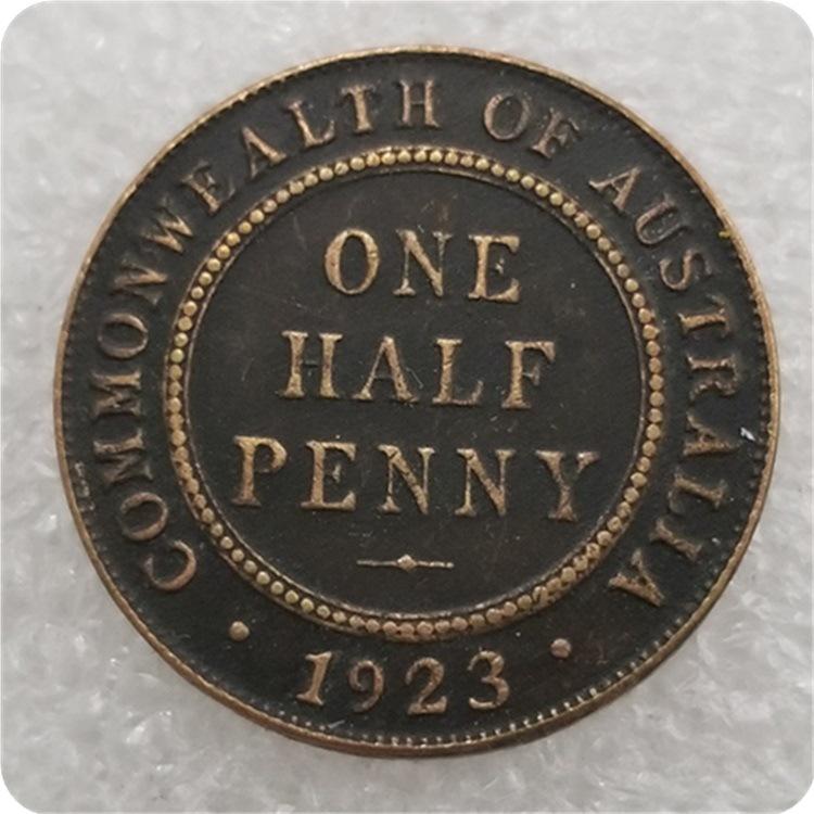 Buy 1923 Australia Commemorative Collectible Souvenirs One Half Penny ...