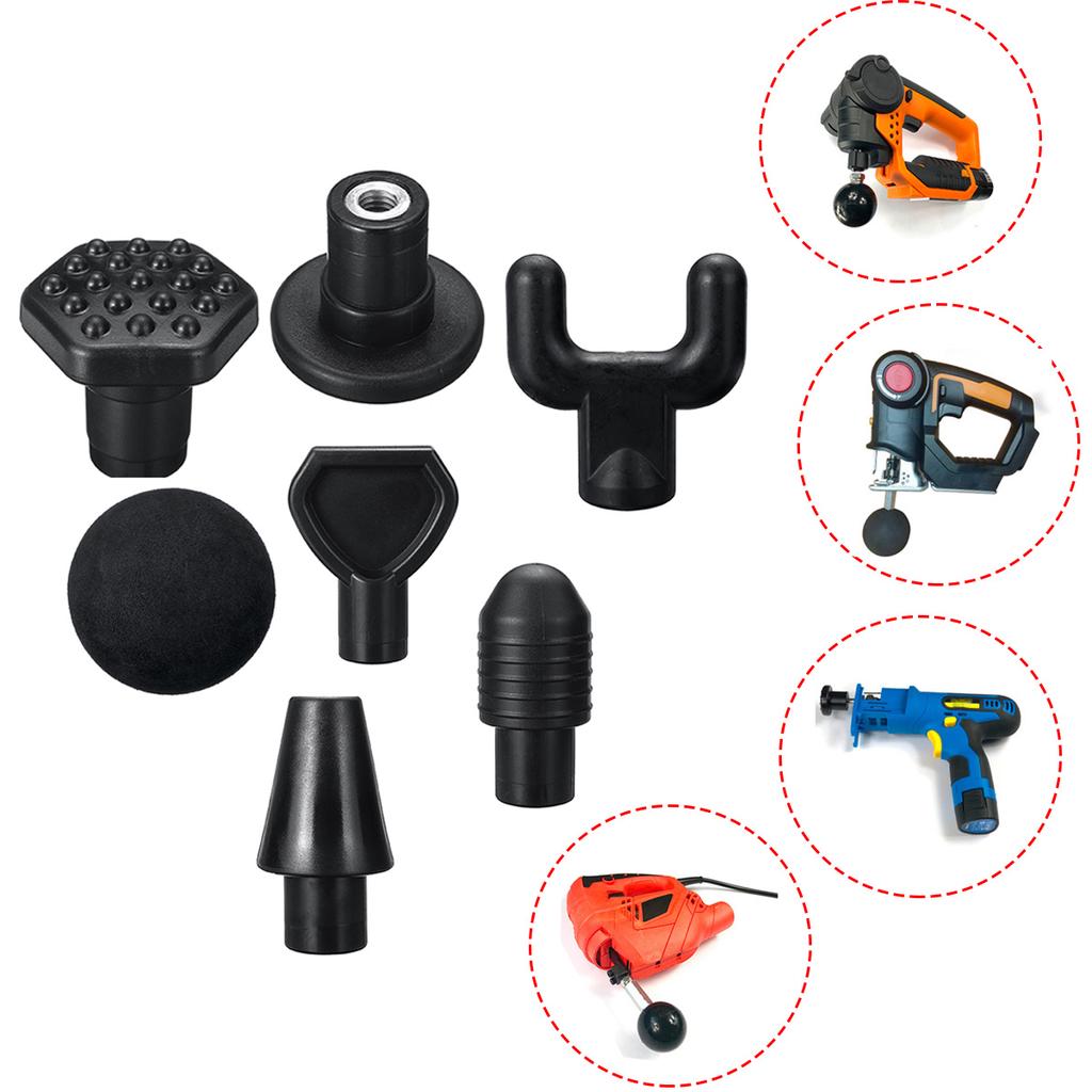 Buy 7Pcs Percussion Reduce Muscle Massager Massage Gun Tip Bit For ...