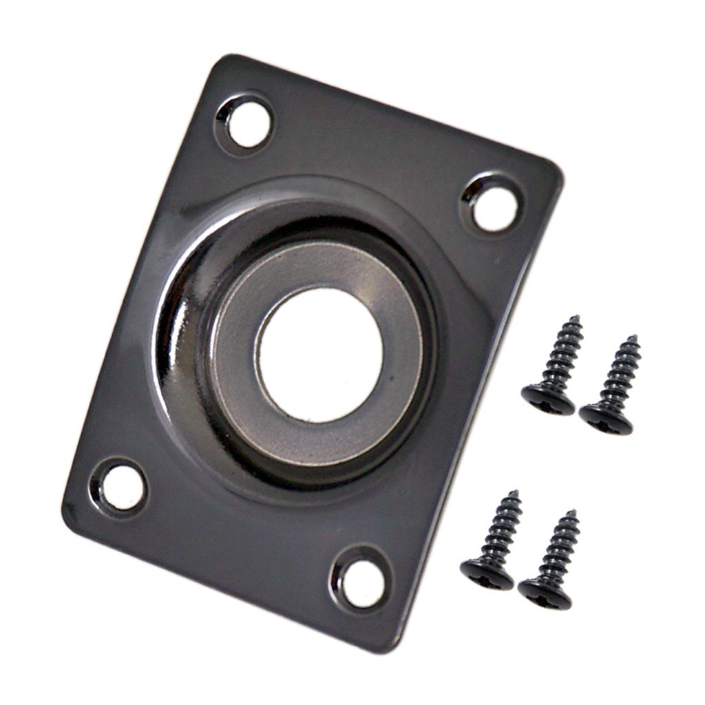 Buy 6pcs Universal Electric Guitar Jack Bass Output Socket Plate ...