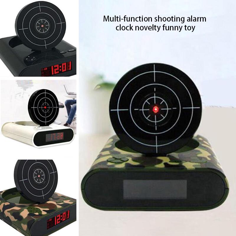 Buy Table Alarm Shooting Digital Alarm Target Snooze Clocks Gift ...