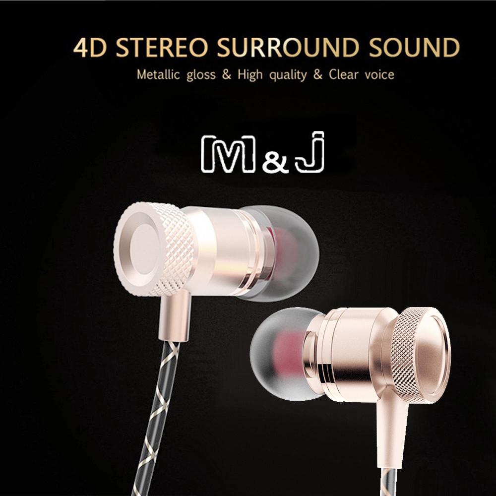 Buy 3.5mm In Ear Stereo Headphone Headset Super Bass Music Metal ...