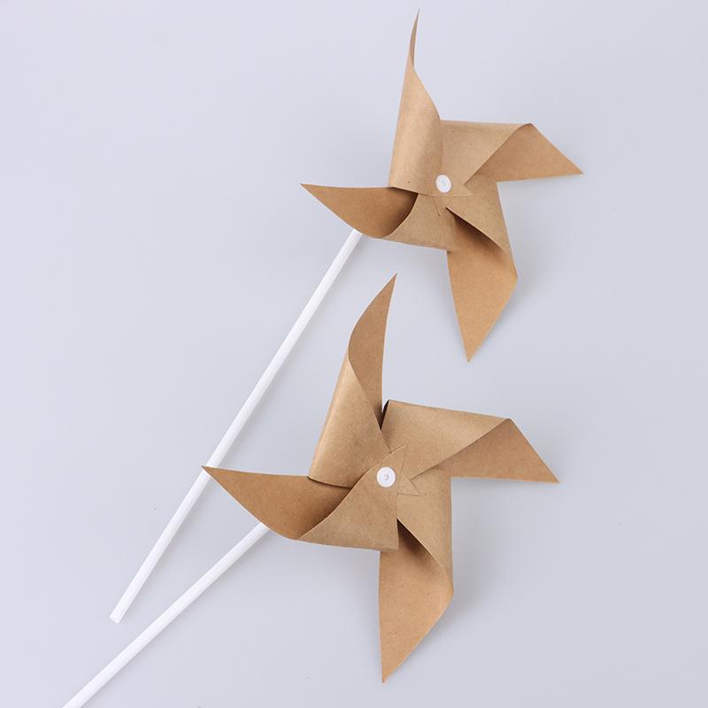 Buy 3Pcs Paper Party Pinwheels Craft Windmill Vintage Style Craft Toys ...