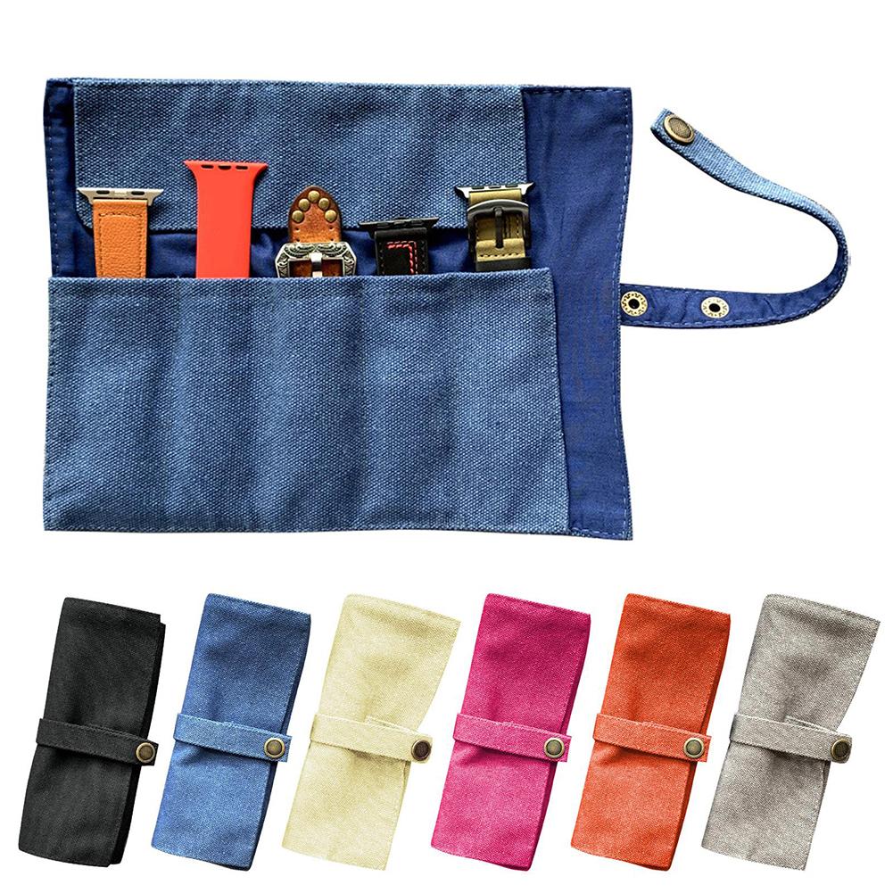 Buy Foldable Smart Watch Storage Bag Watchband Strap Pouch Case for ...
