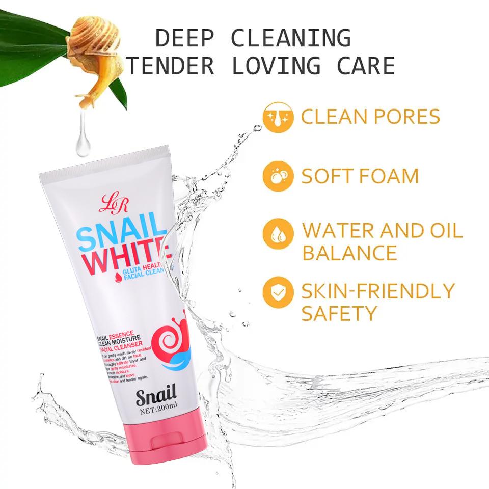 Cheap Liru Snail Stock Facial Cleanser Nourishes Whitening Pores ...