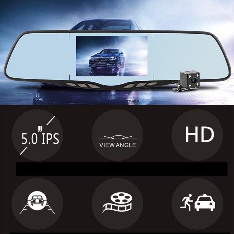 Buy Dual Lens Car Camera Vehicle DVR Dash Cam Two Lens Video Recorder ...