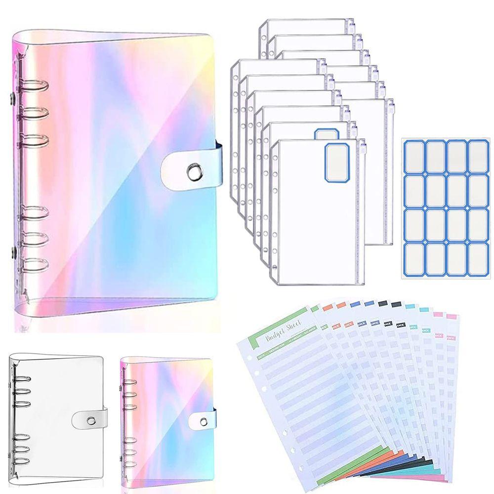 Buy Sticker Envelope Budget Sheets A6 PVC Notebook Binder Cover Planner ...