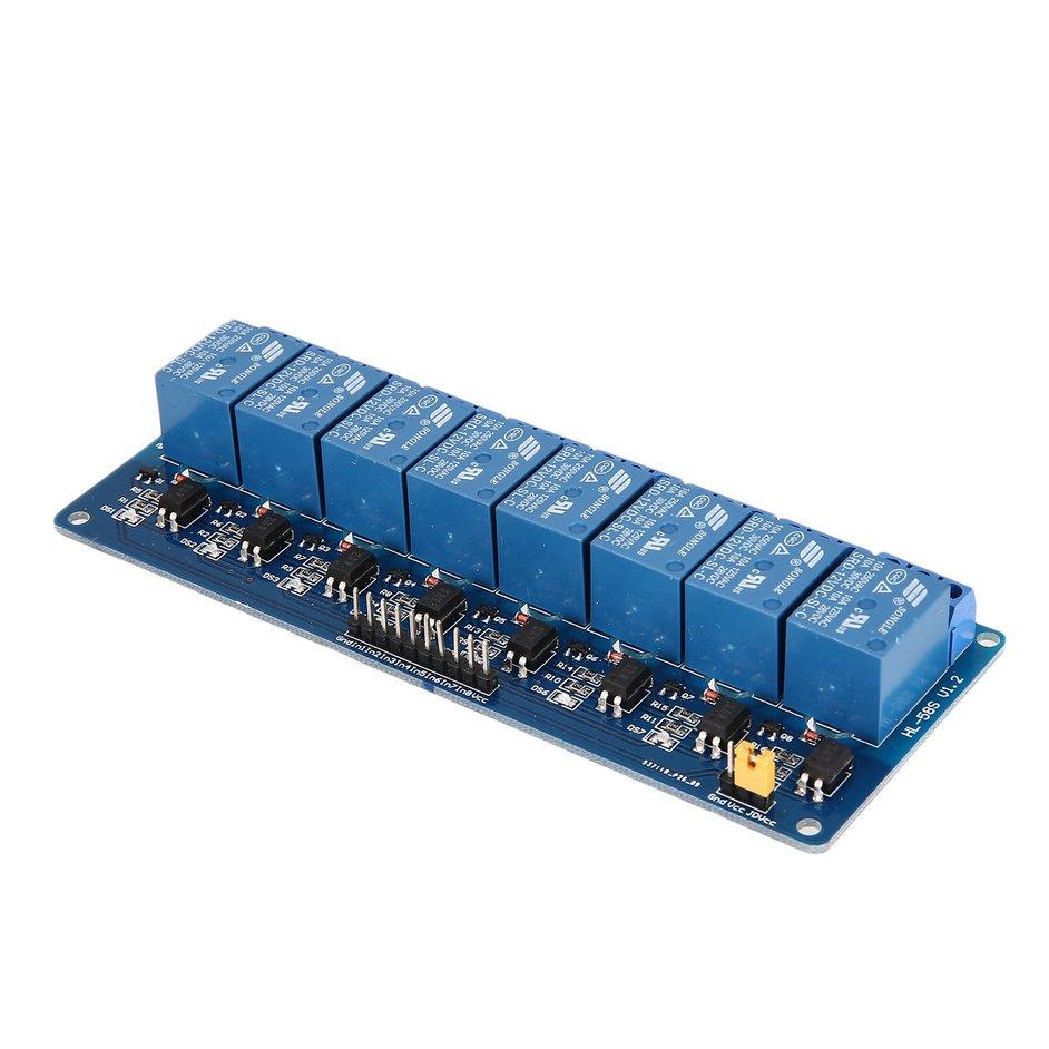 5V 2 Channel Relay Module Interface Board Low Level Trigger Optocoupler ...