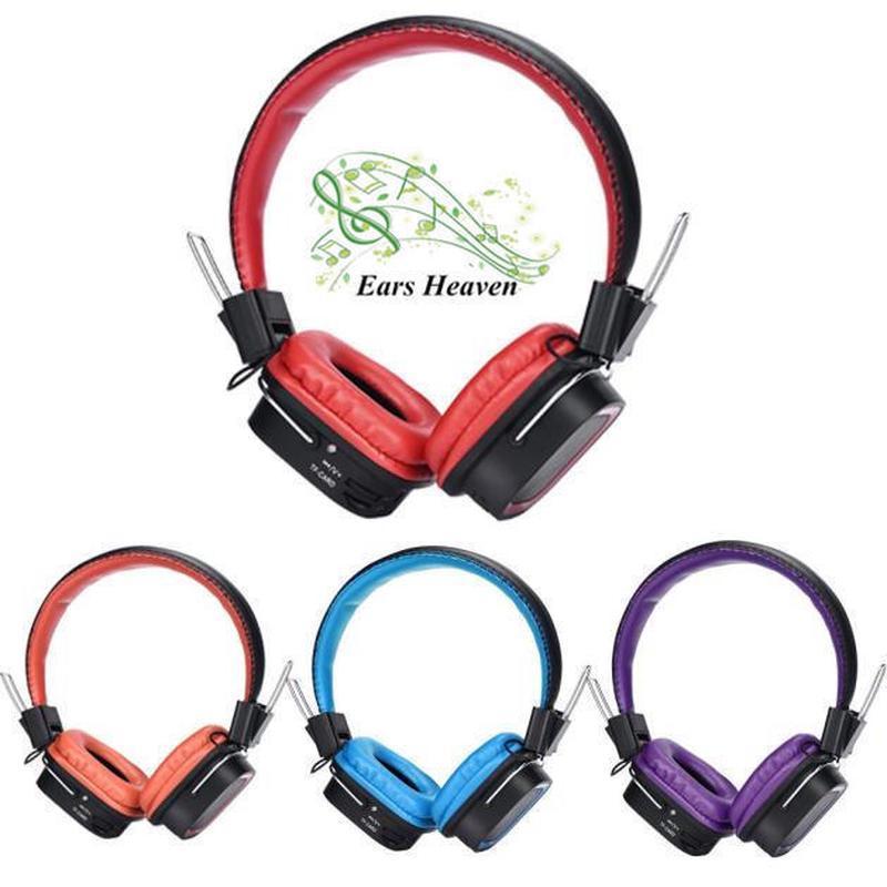 Buy Foldable Headset Wireless Bluetooth Stereo Headphone Earphone Video ...