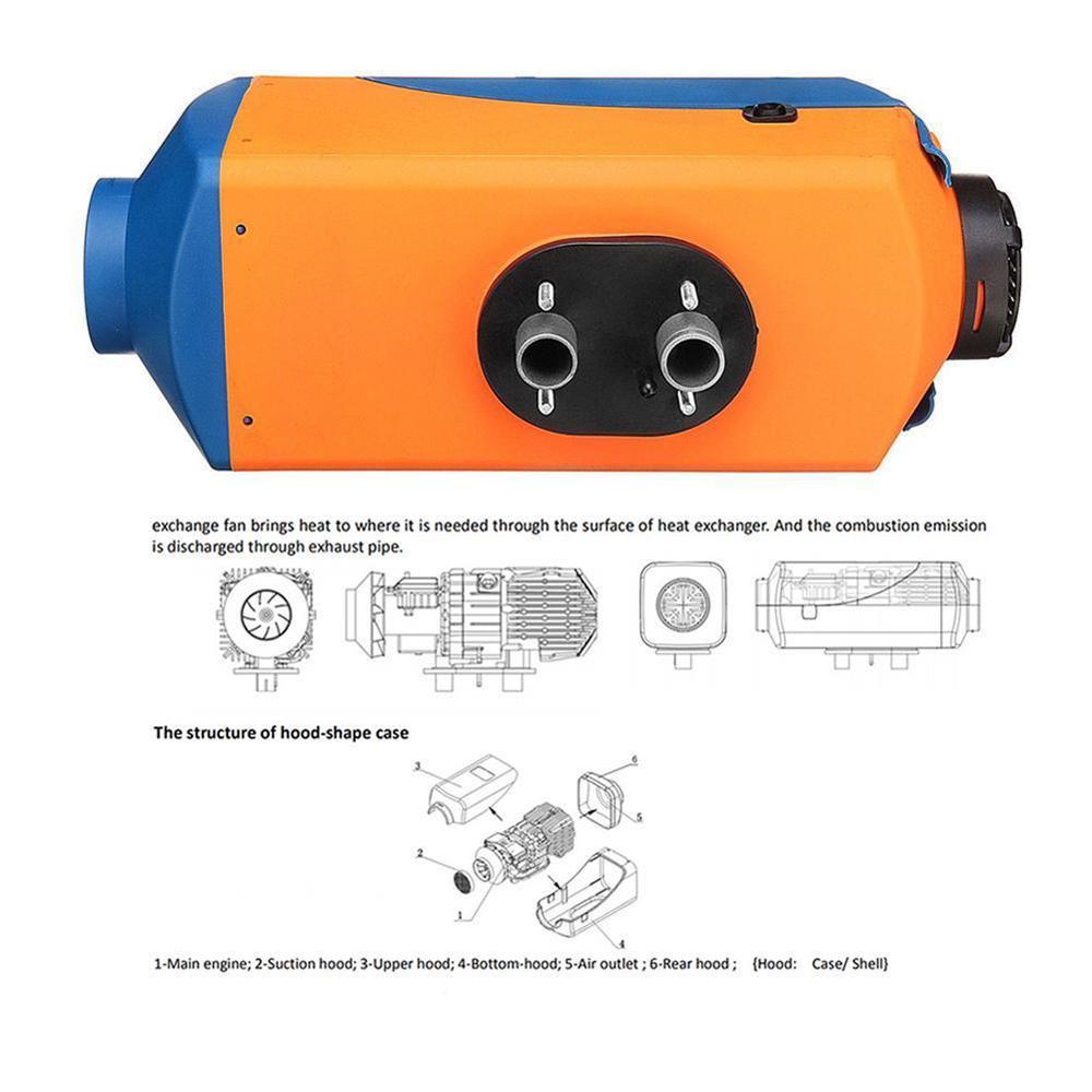 Buy Winter Car Heaters 5kw 12v Air Diesels Heater Parking Heater With ...