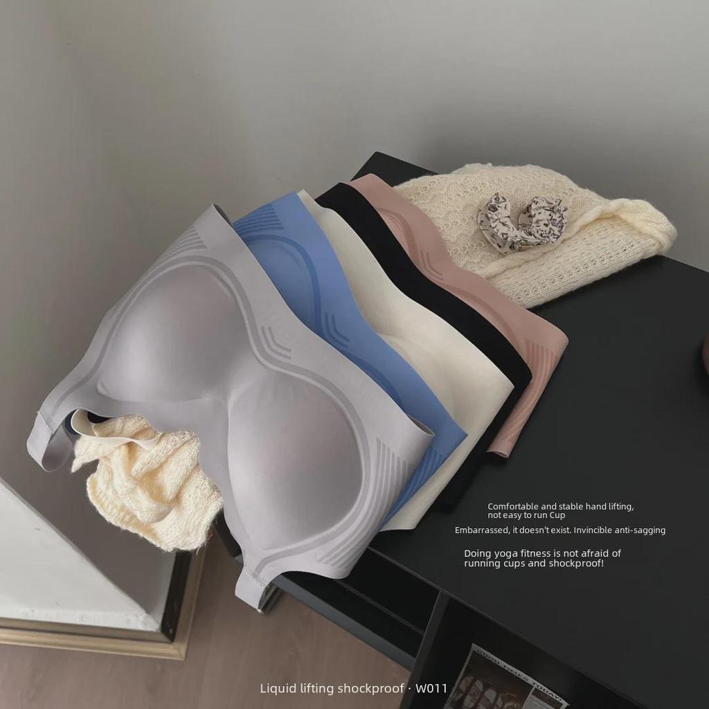 Cheap Ultra-Thin Shockproof Seamless Bra for Large Busts: Breathable ...