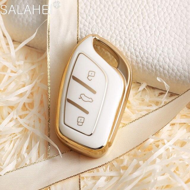 Buy TPU Cover Smart Car Key Case Protection for Roewe RX5 I6 I5 RX3 RX8 ...