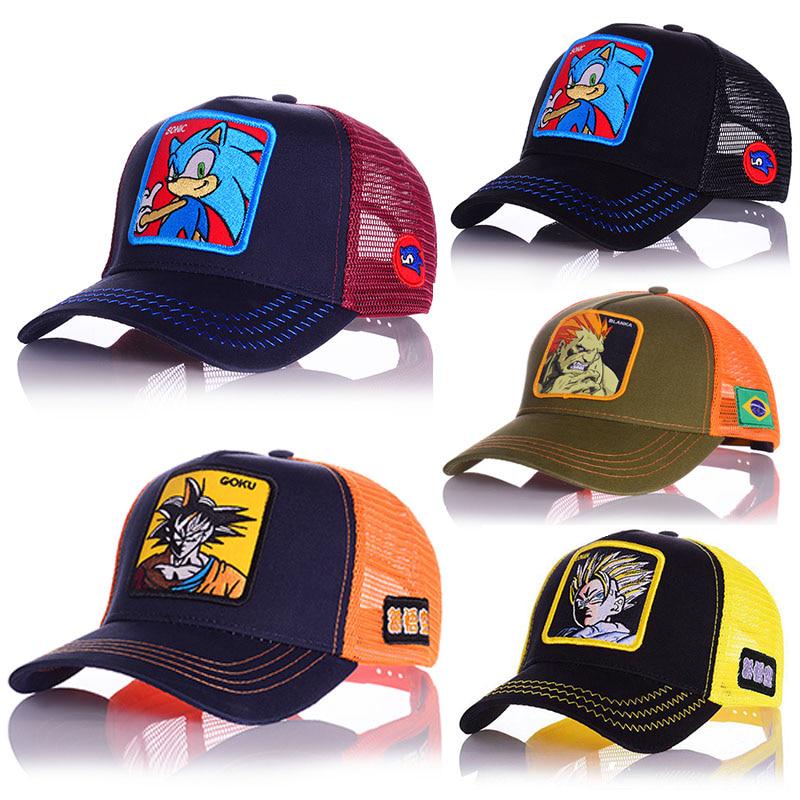 Buy Baseball Hats Animal Embroidery Dragon Ball Z Comfortable ...