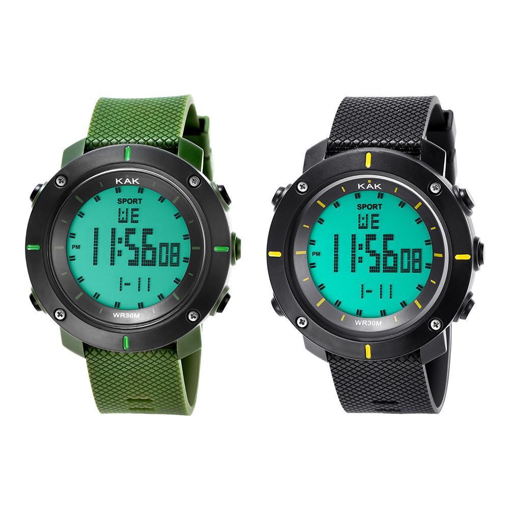 Buy Waterproof Outdoor Sports Digital Watches Men LED Electronics ...