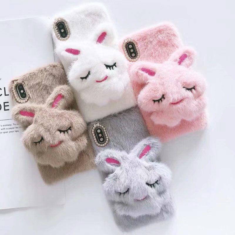 Buy The Plush Rabbit Phone Case For IPhone 6 6s 7 8 Plus 11 Pro Max For ...