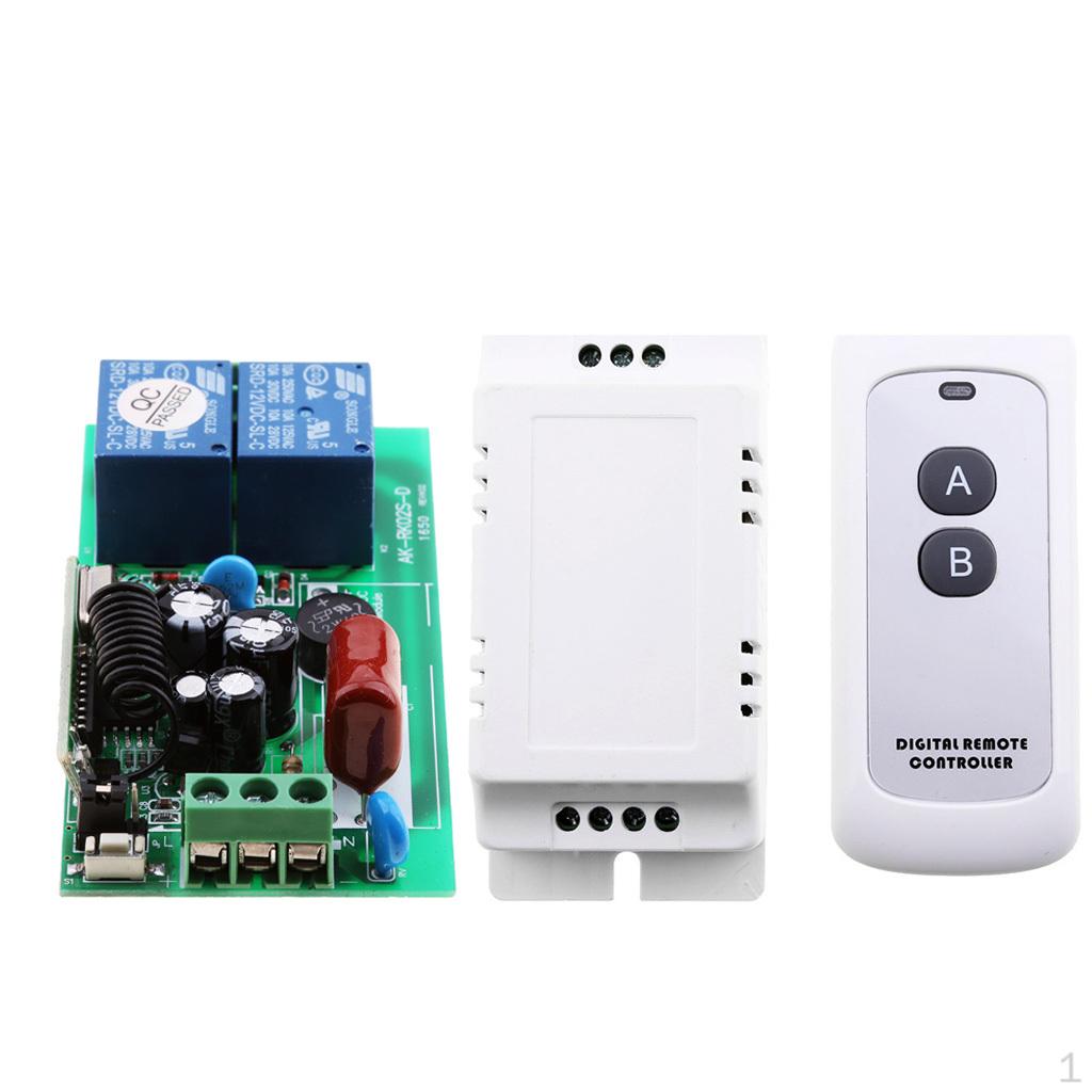 Cheap AC85250V 10A 2 Channel Relay Wireless Remote Control Relay Switch ...