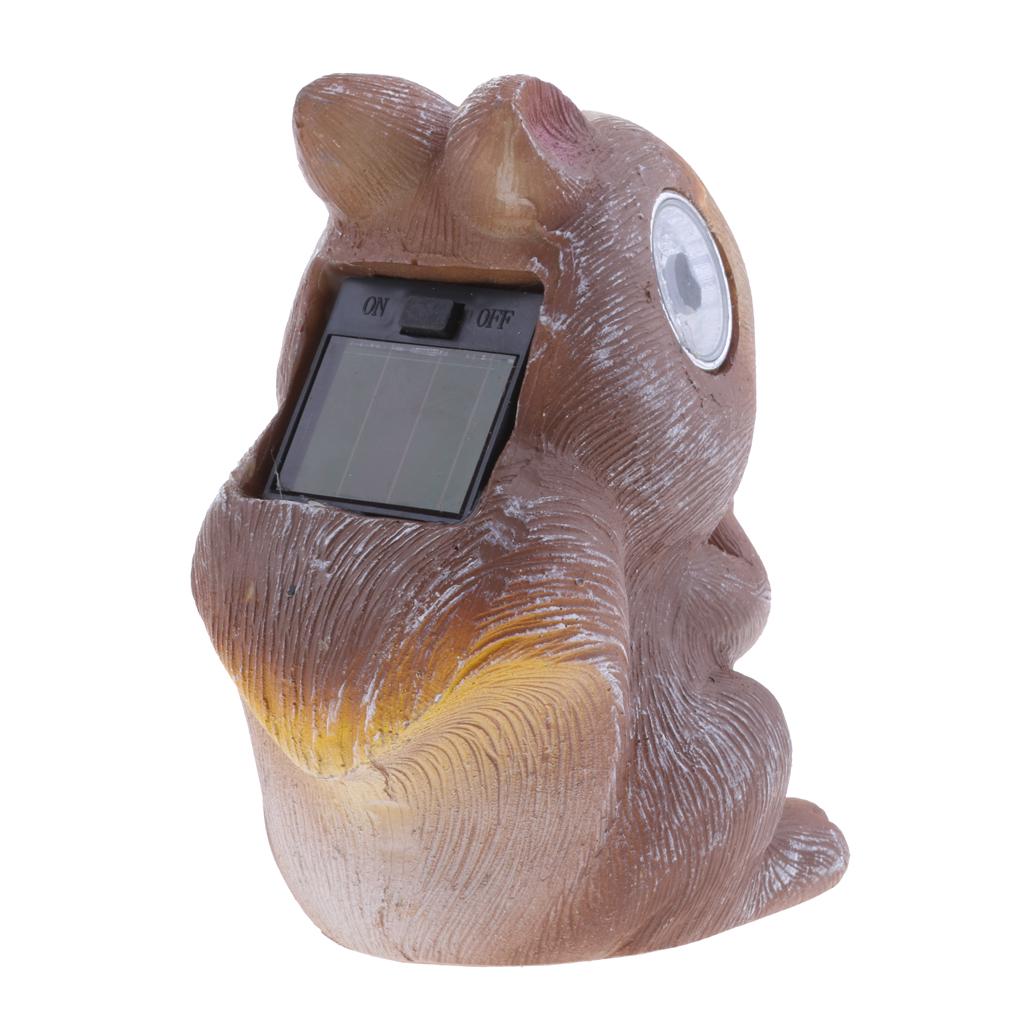Bright Eyes Solar Light LED Pet Animal Garden Ornaments Gift Decor ...